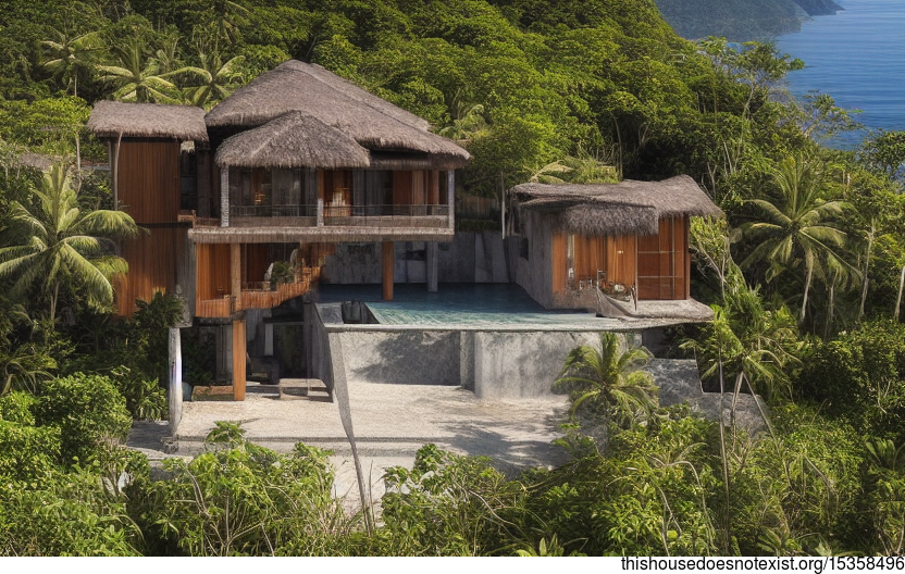 A Modern Rio de Janeiro Beach House with Exposed Wood and Stone ...