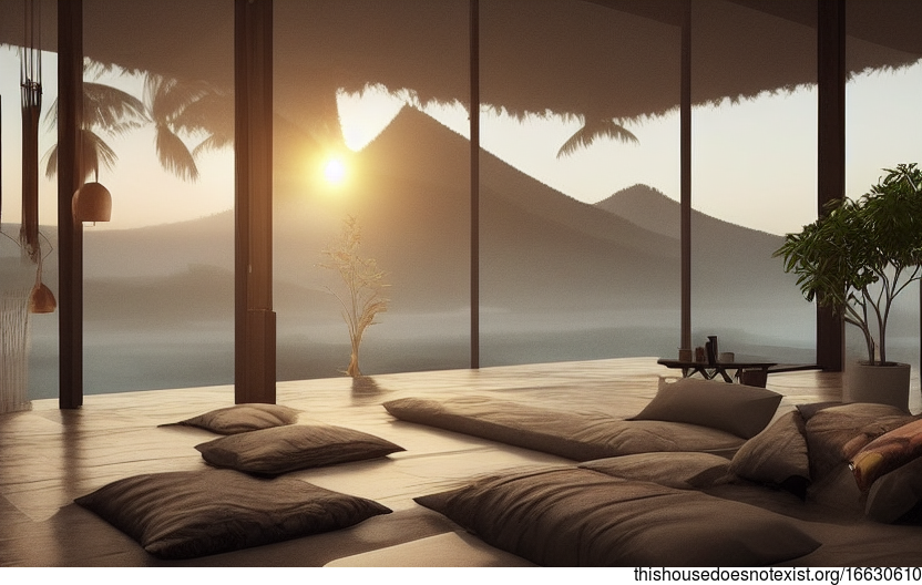 Interior design meets Balinese sunset in this modern architecture home ...