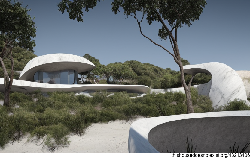 A Curved, Exposed Glass Home with a View of Santiago - Architecture ...