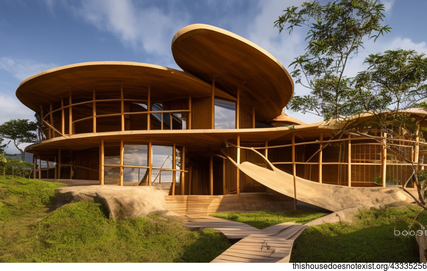 A contemporary take on the traditional Taiwanese tribal house, this ...