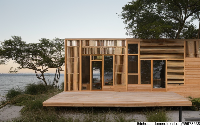 Exposed, Rectangular Bamboo, Glass, and Infinity Pools - Architecture ...