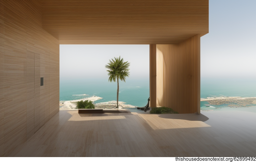 A Modern Architecture Home with an Exposed Rectangular Bamboo Facade in ...