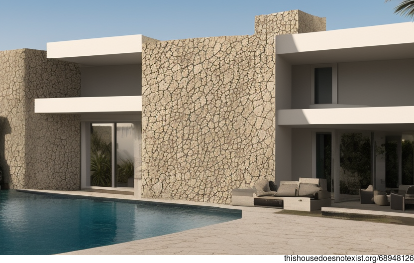 A Modern Architecture Home with an Exposed Triangular Exterior in Dubai ...